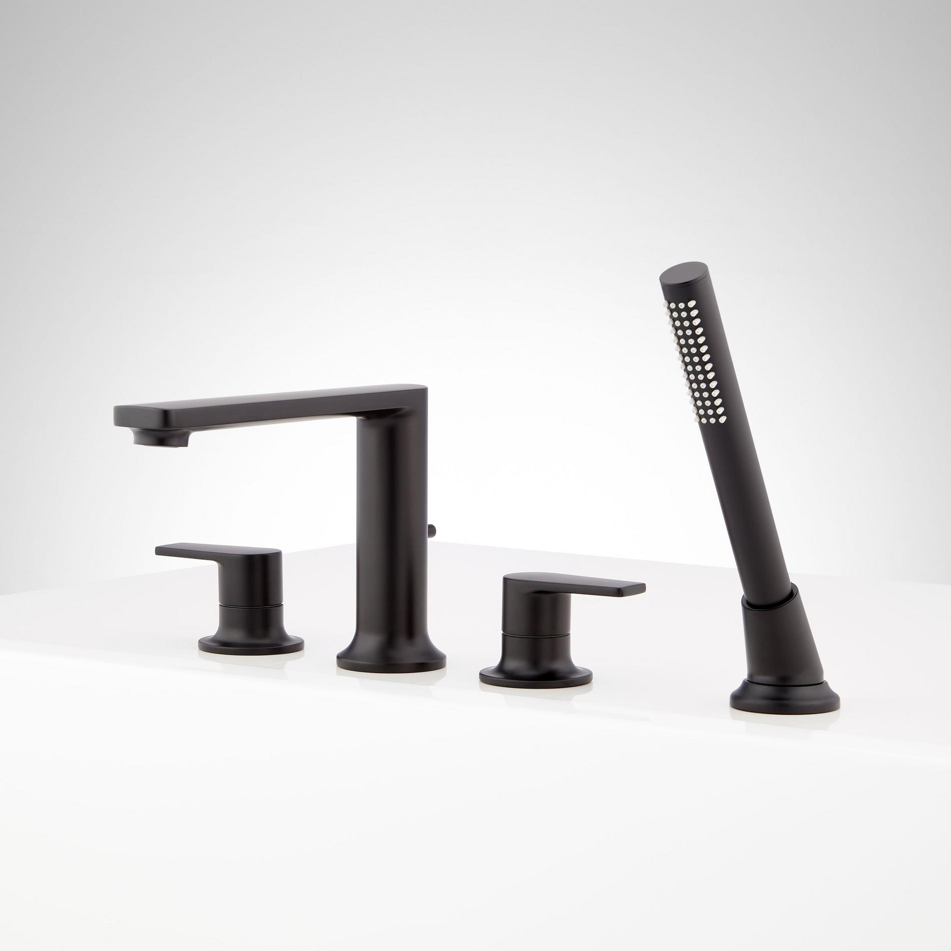 Berwyn 4-Hole Roman Tub Faucet and Hand Shower | Signature Hardware