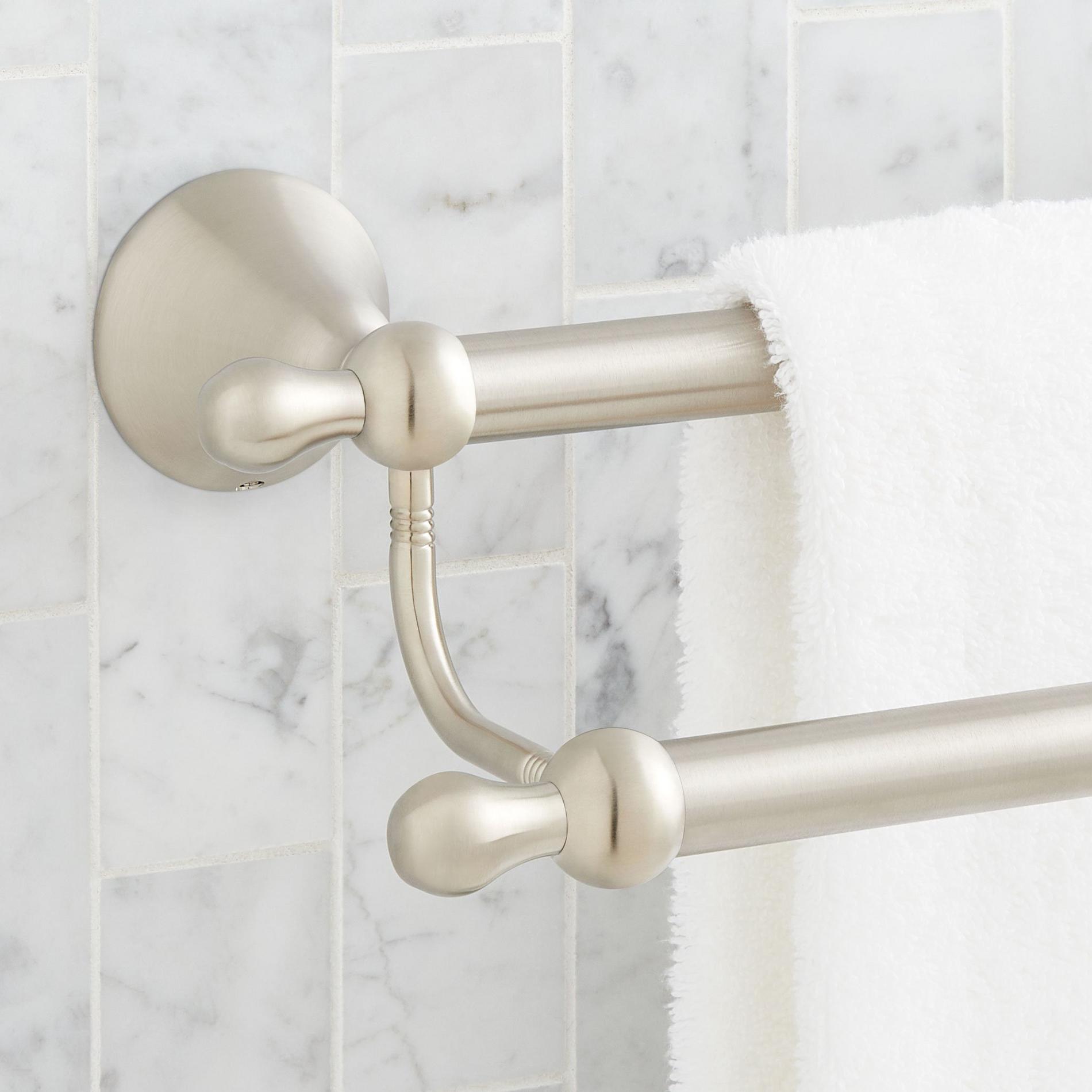 24" Traditional Double Towel Bar | Signature Hardware