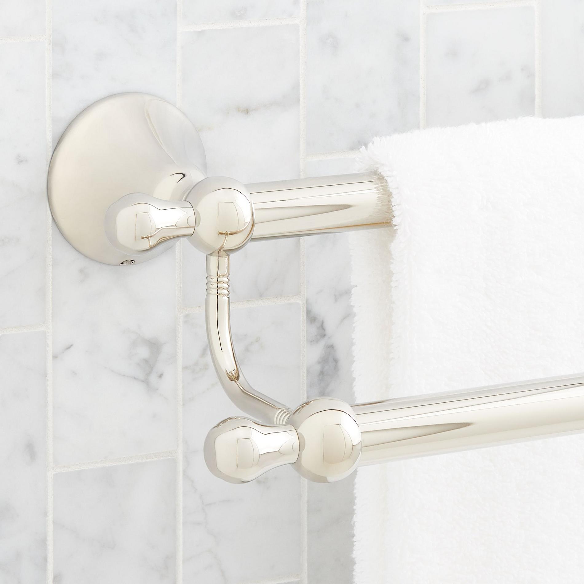 24" Traditional Double Towel Bar | Signature Hardware