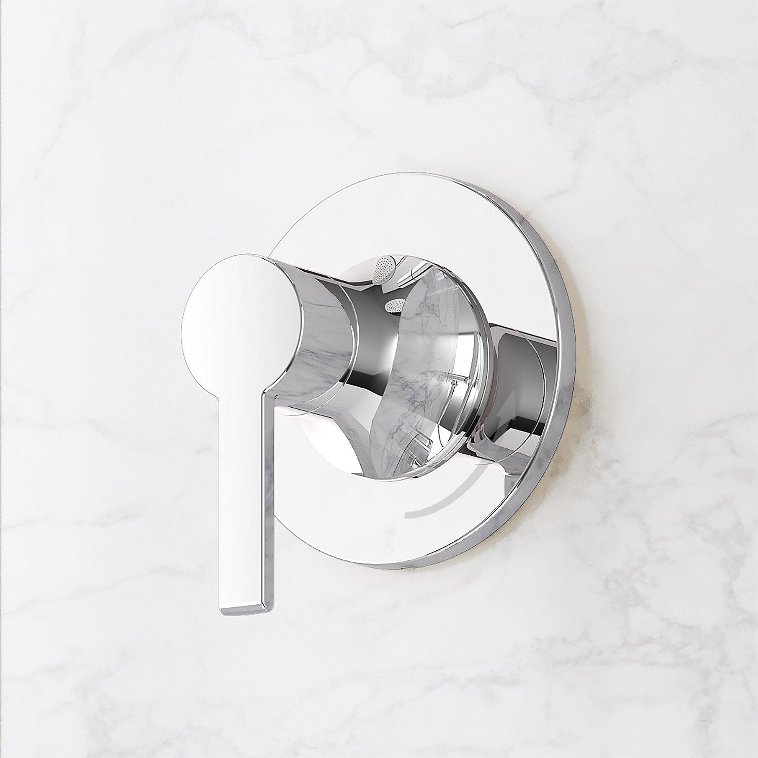 Lentz In-Wall Shower Volume Control Handle and 1/2" Rough-In Valve ...