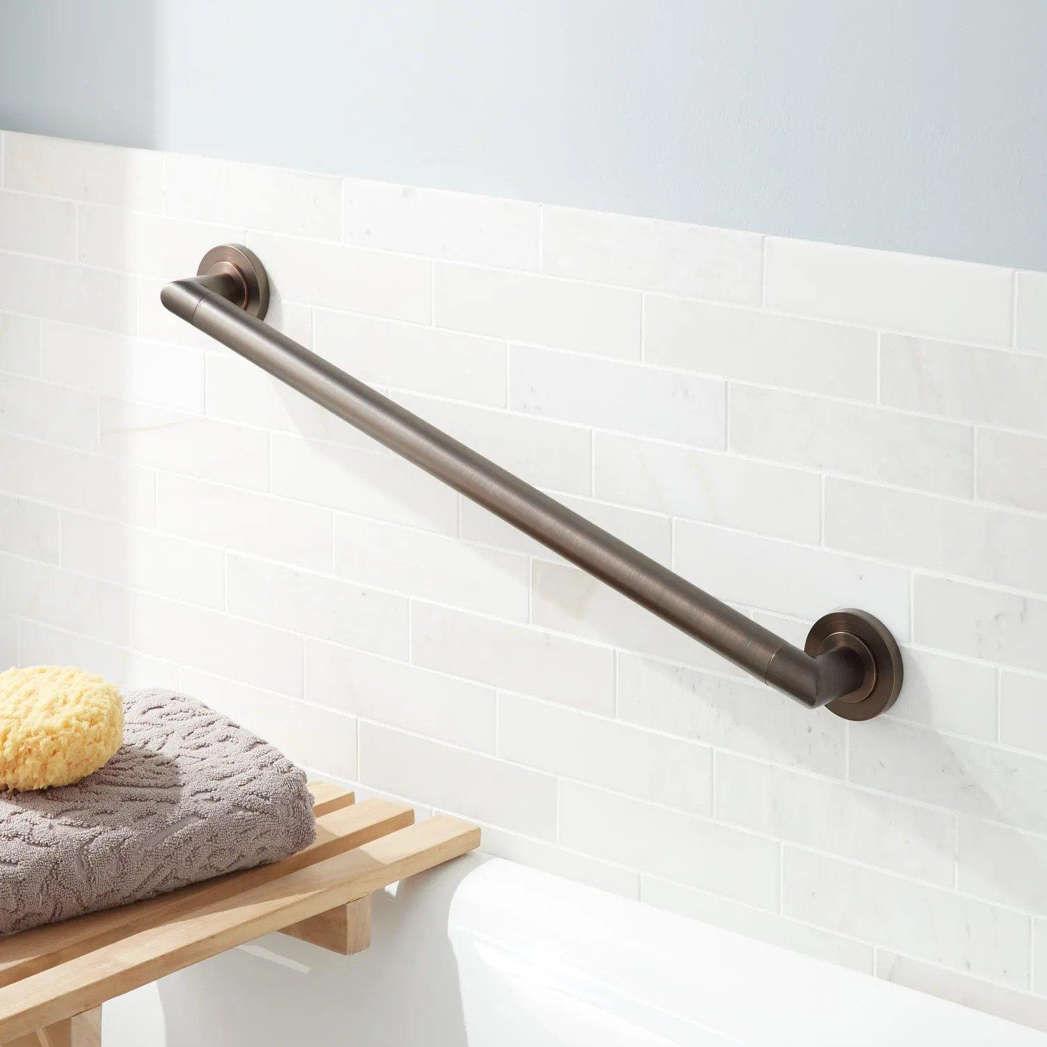 18" Armand Grab Bar - Oil Rubbed Bronze | Signature Hardware