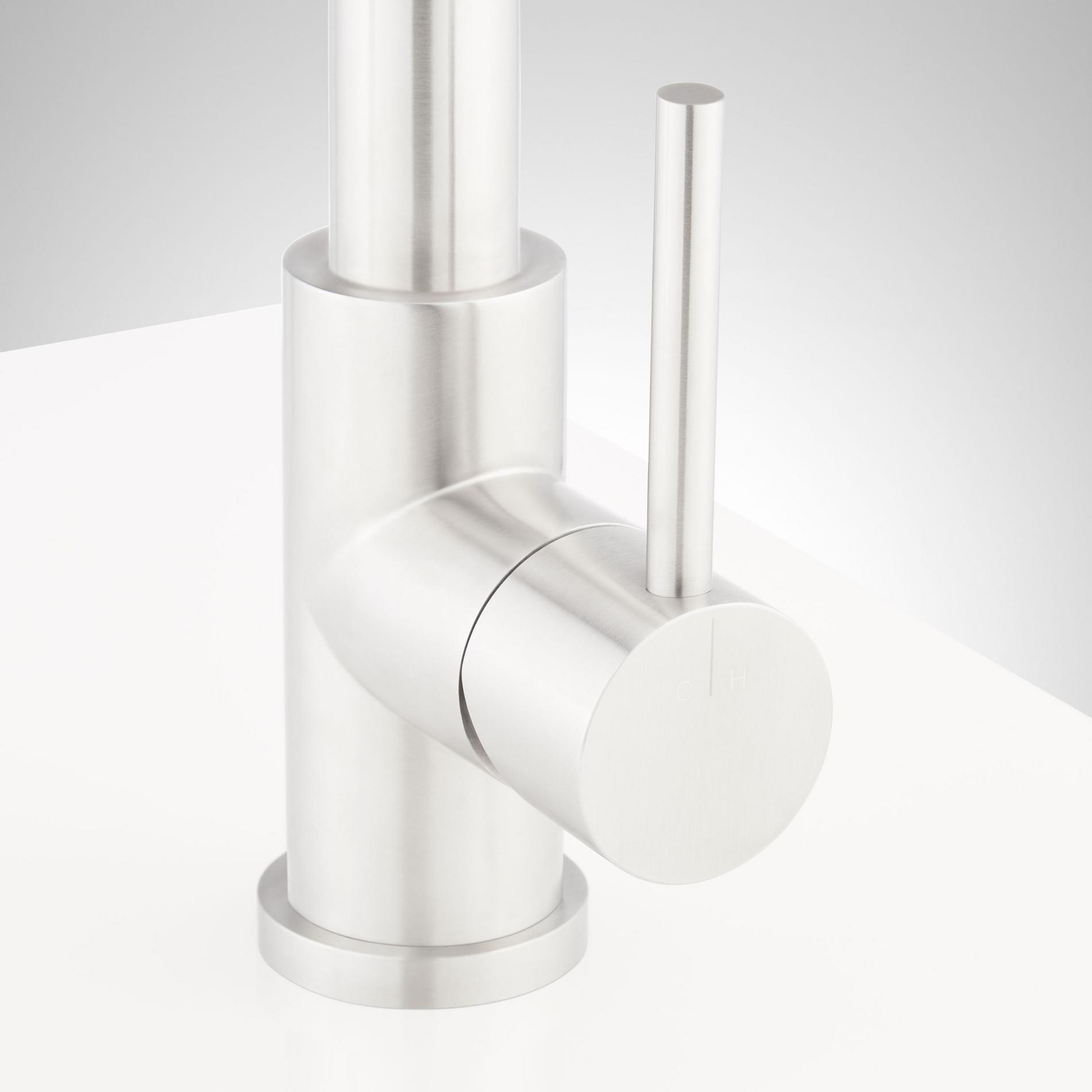 Swinton Single-Hole Stainless Steel Outdoor Kitchen Faucet with Pull ...