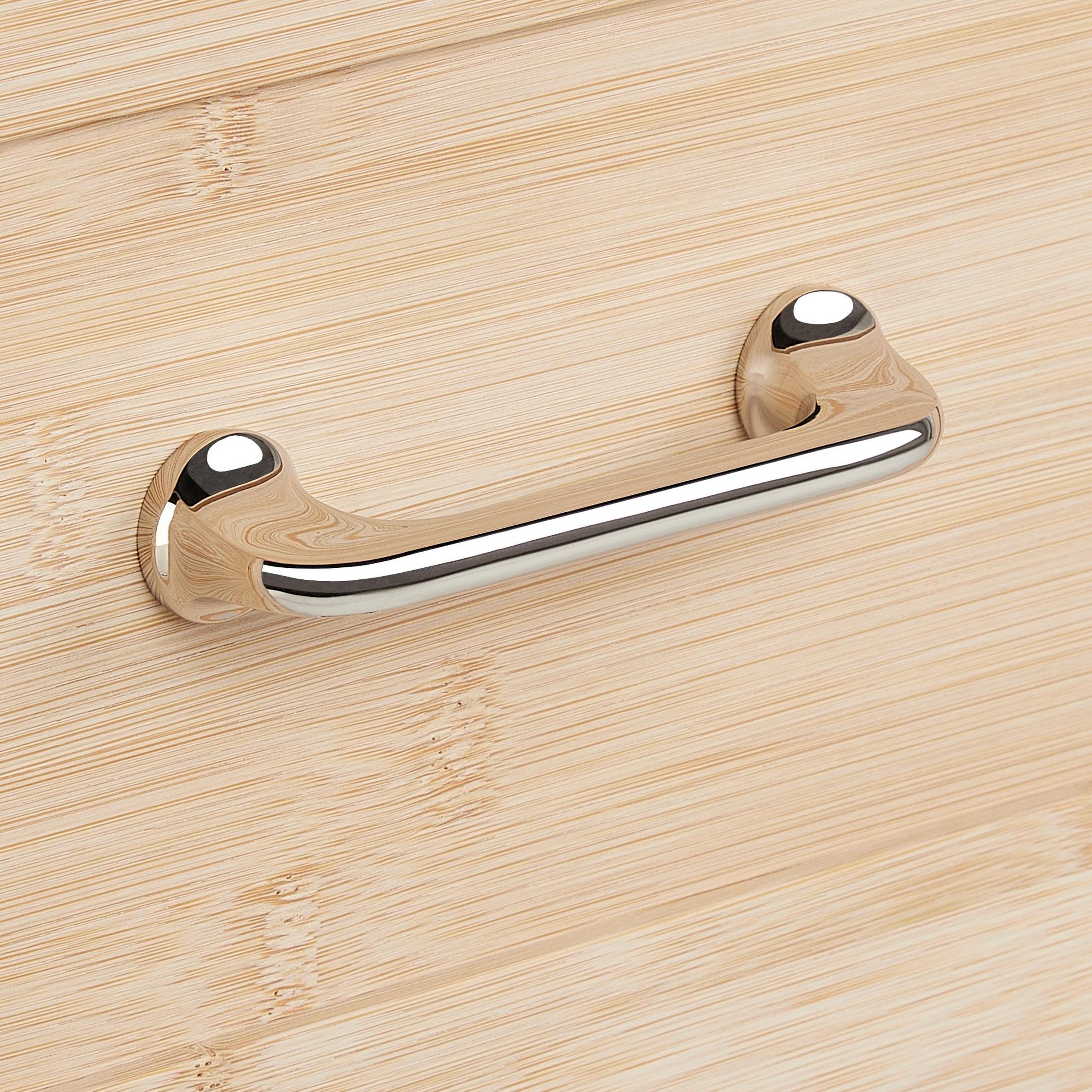 60" Arrietty Double Vanity with Outlets - Natural Bamboo - Vanity ...