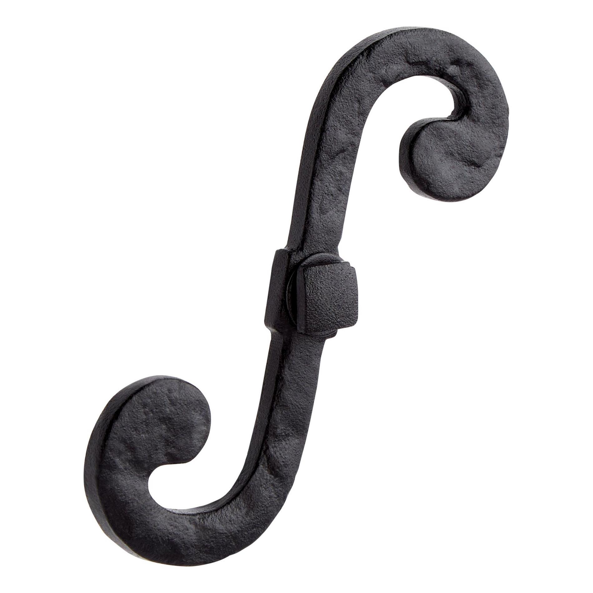Scroll Hand-Forged Iron Shutter Dog | Signature Hardware