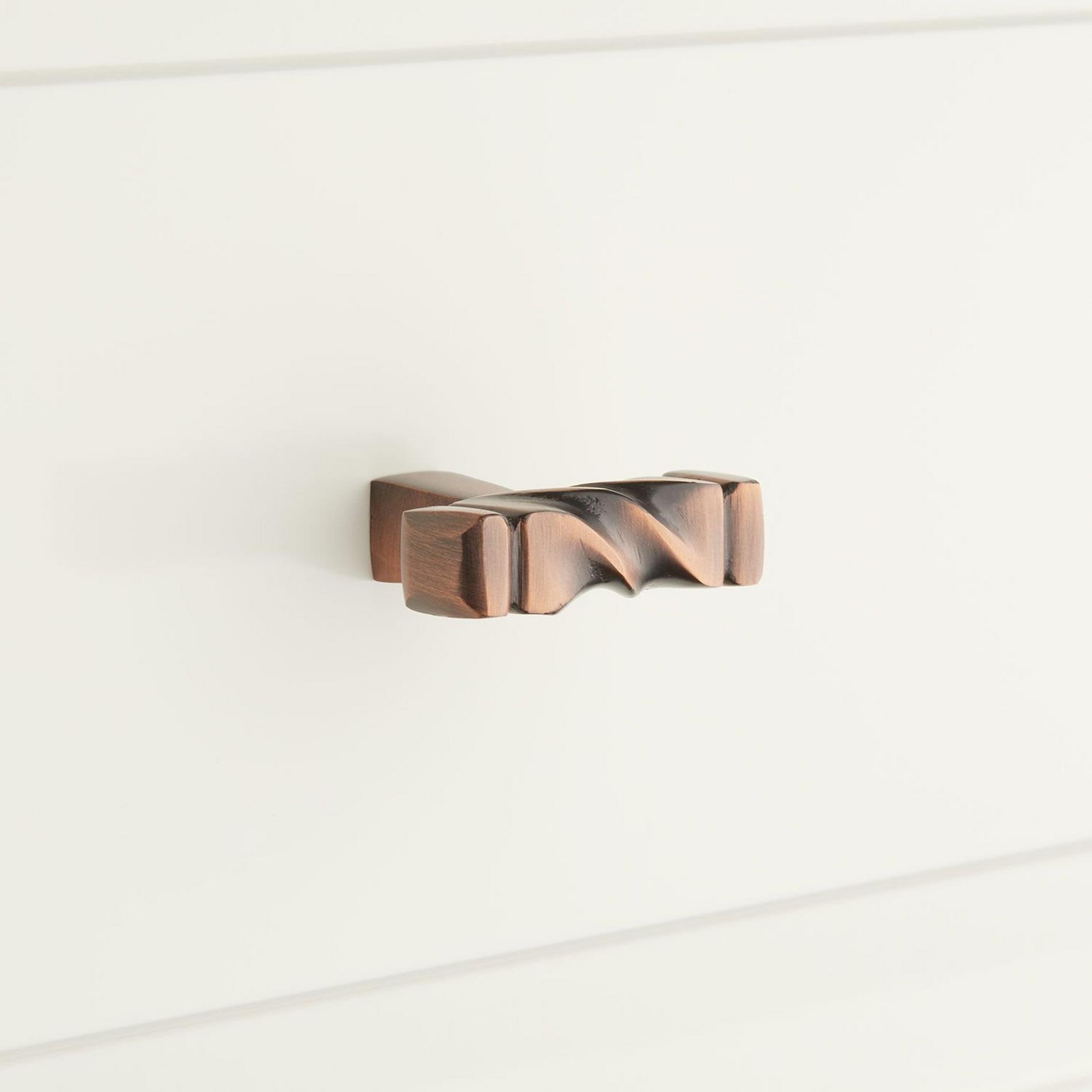 Solid Brass Twisted Cabinet Knob | Signature Hardware