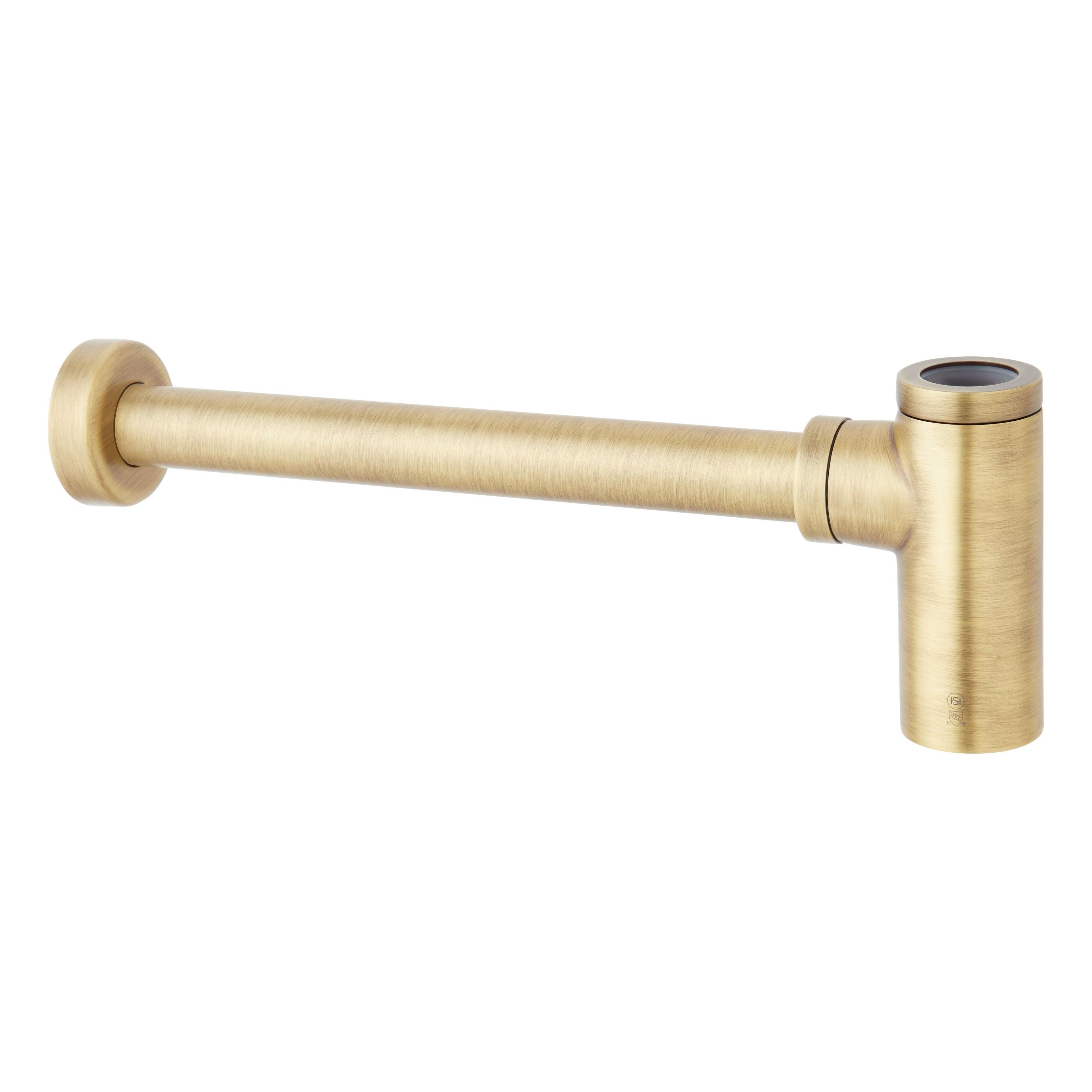 1-1/4" x 1-1/4" Contemporary Bottle Trap With Box Flange | Signature ...