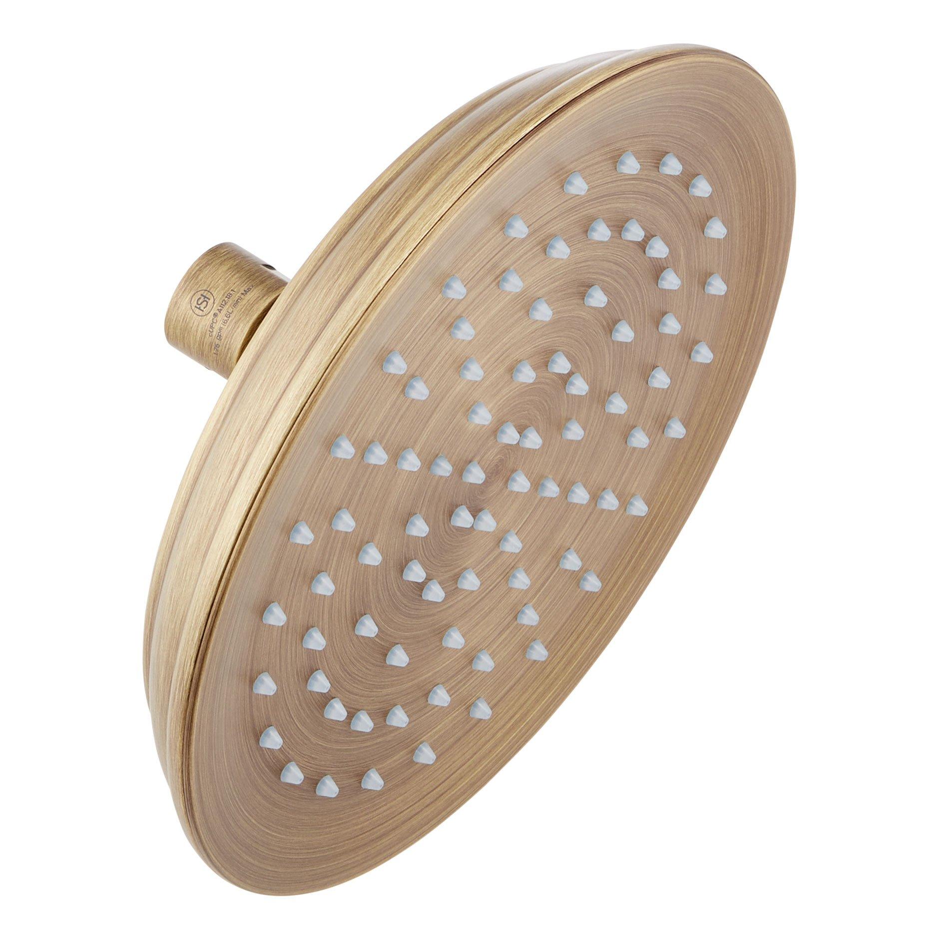 FundamentALL 7" Traditional Round Single-Function 1.75 GPM Shower Head ...