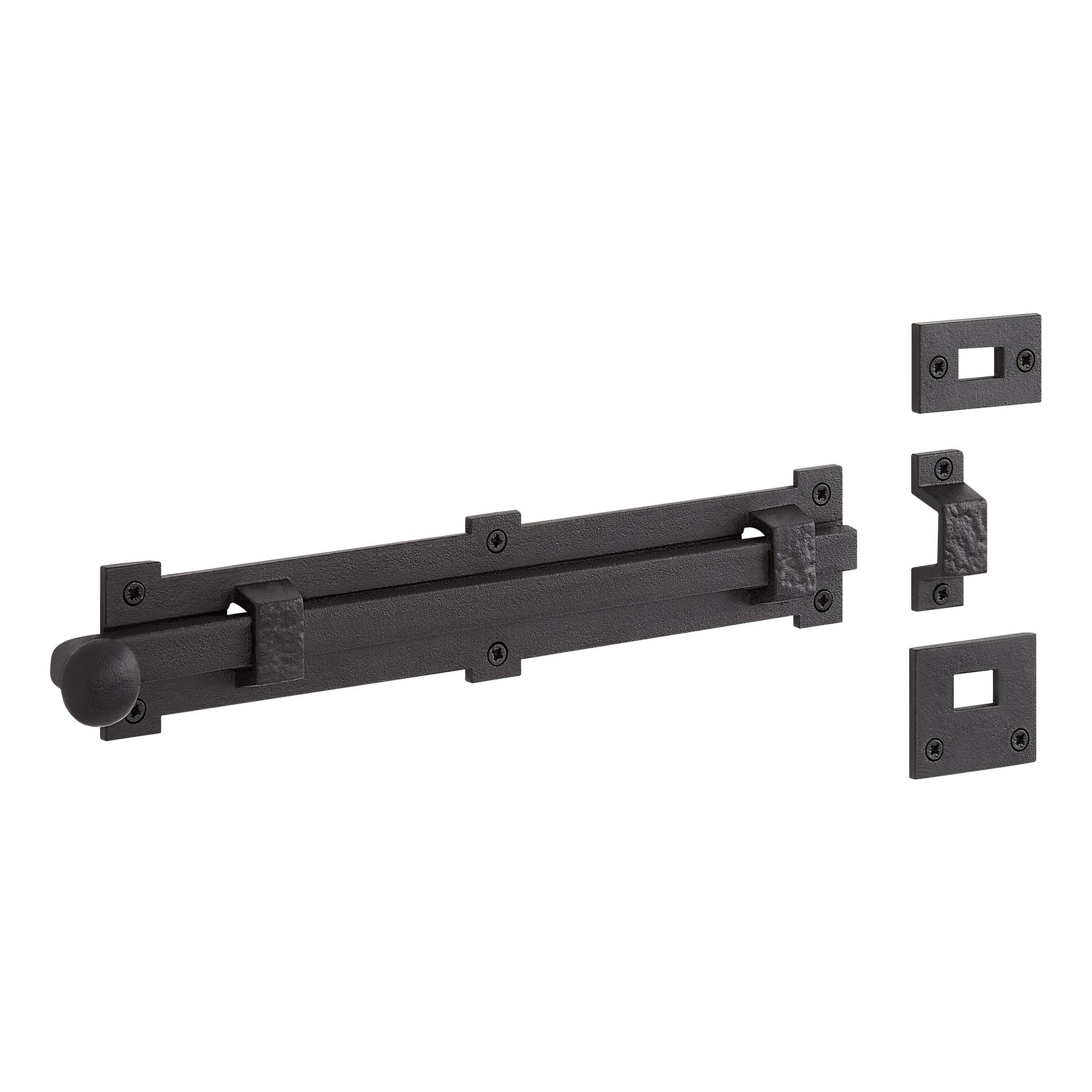 Norfare Cast Iron Dual-Mount Slide Bolt | Signature Hardware