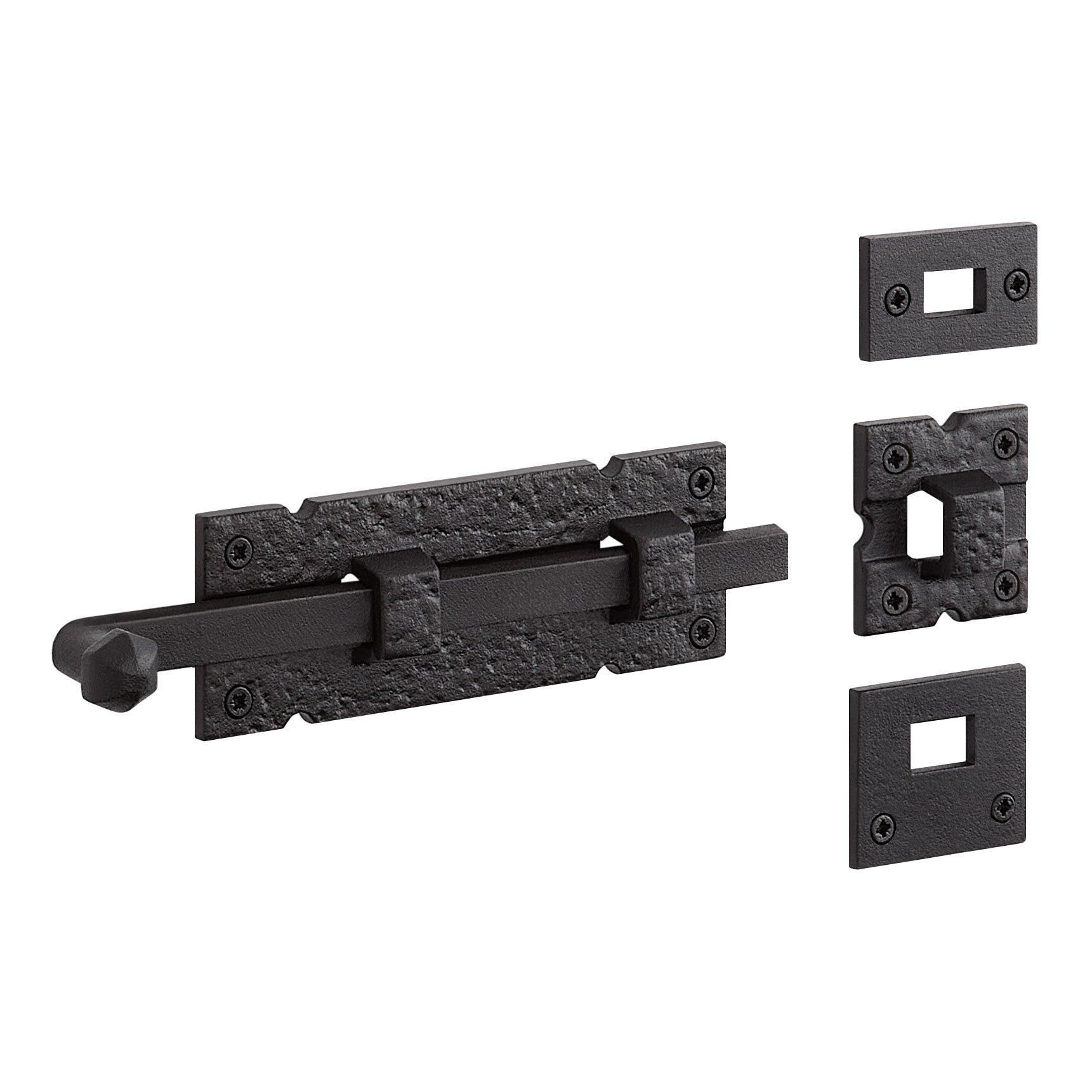 Antura Cast Iron Dual-Mount Slide Bolt | Signature Hardware