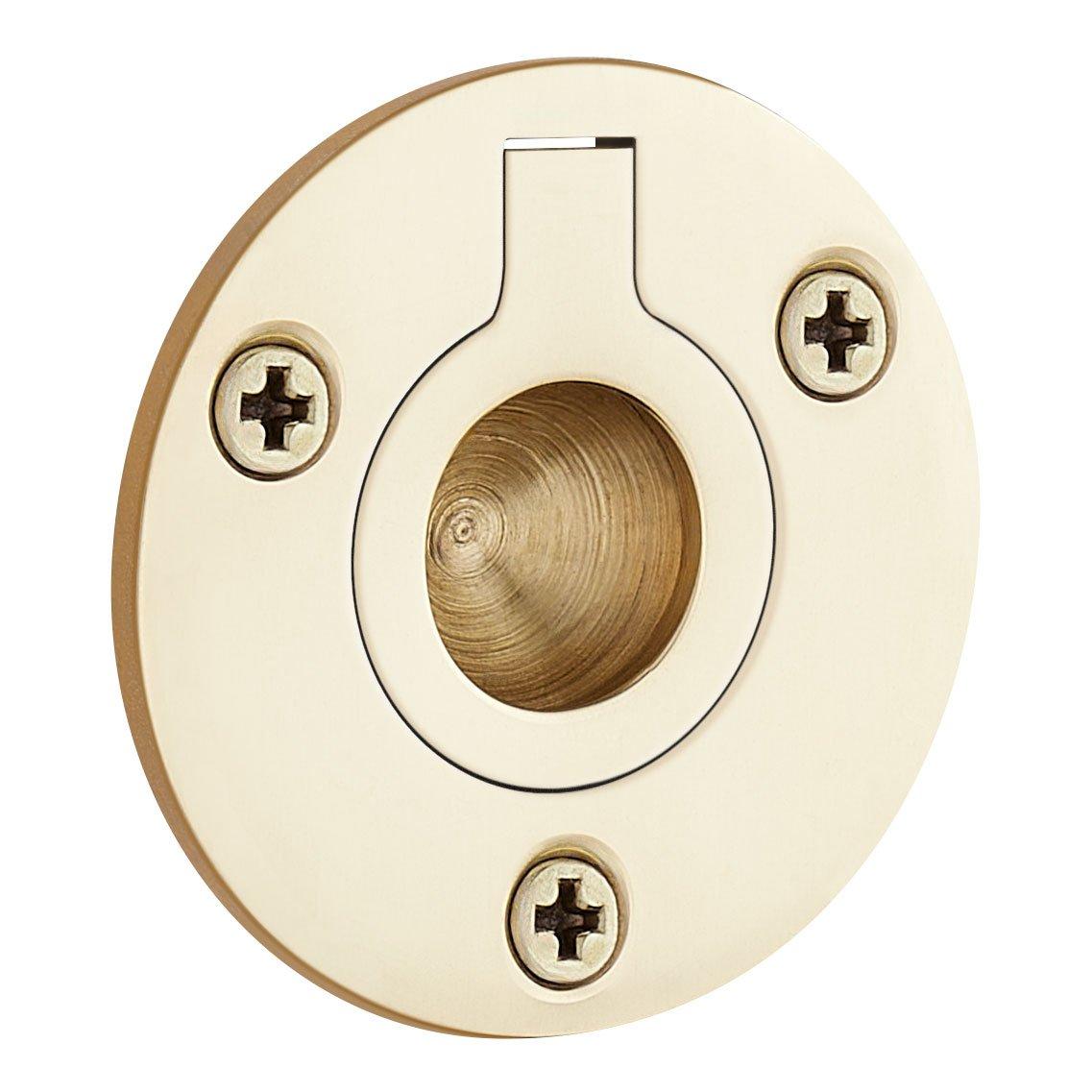 Elowen Brass Recessed Pocket Door Ring Pull | Signature Hardware