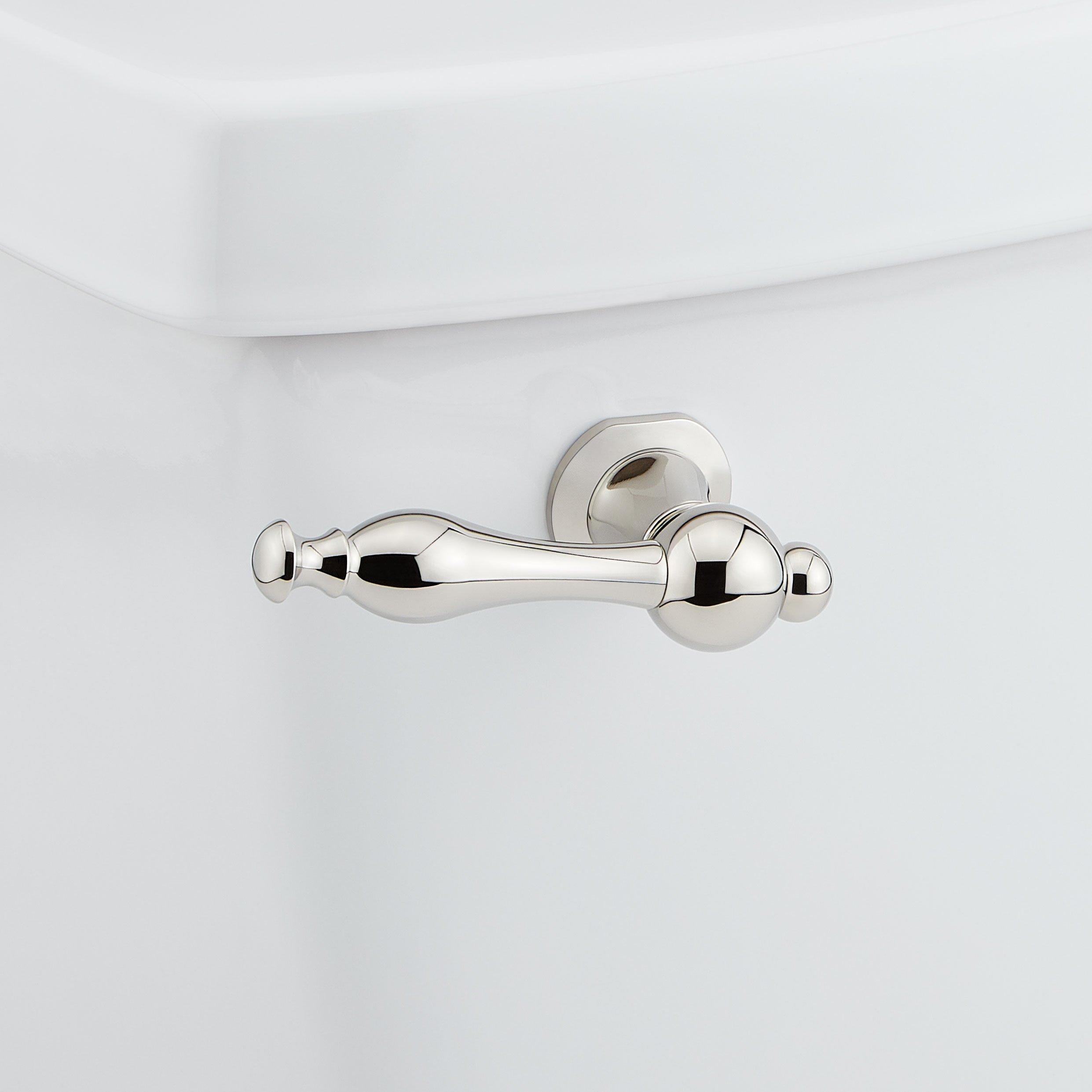 Traditional Toilet Flush Handle - Polished Nickel | Signature Hardware