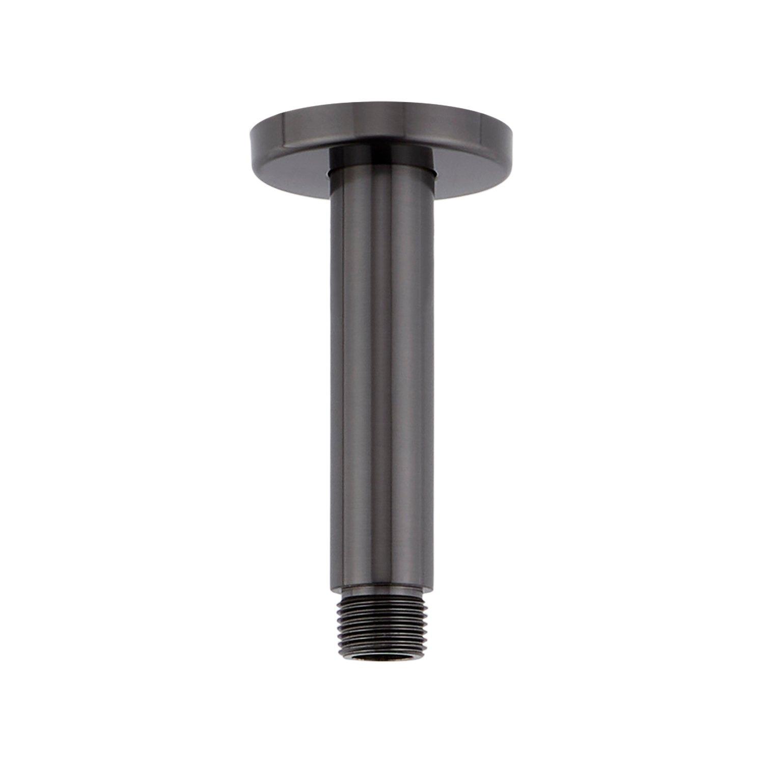 FundamentALL 4" Ceiling-Mount Shower Arm and Flange - Gunmetal ...