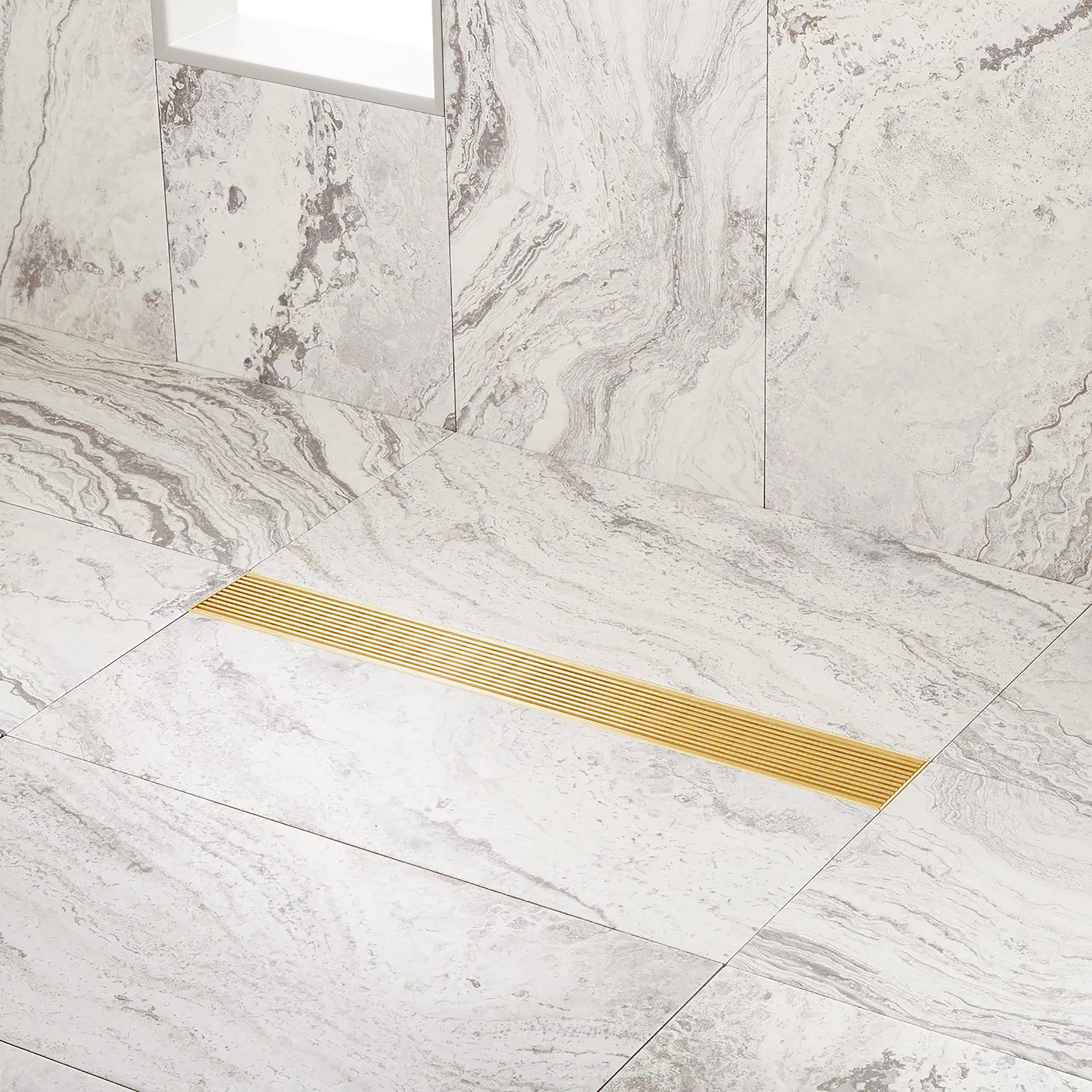 Patterned Linear Shower Drain | Signature Hardware