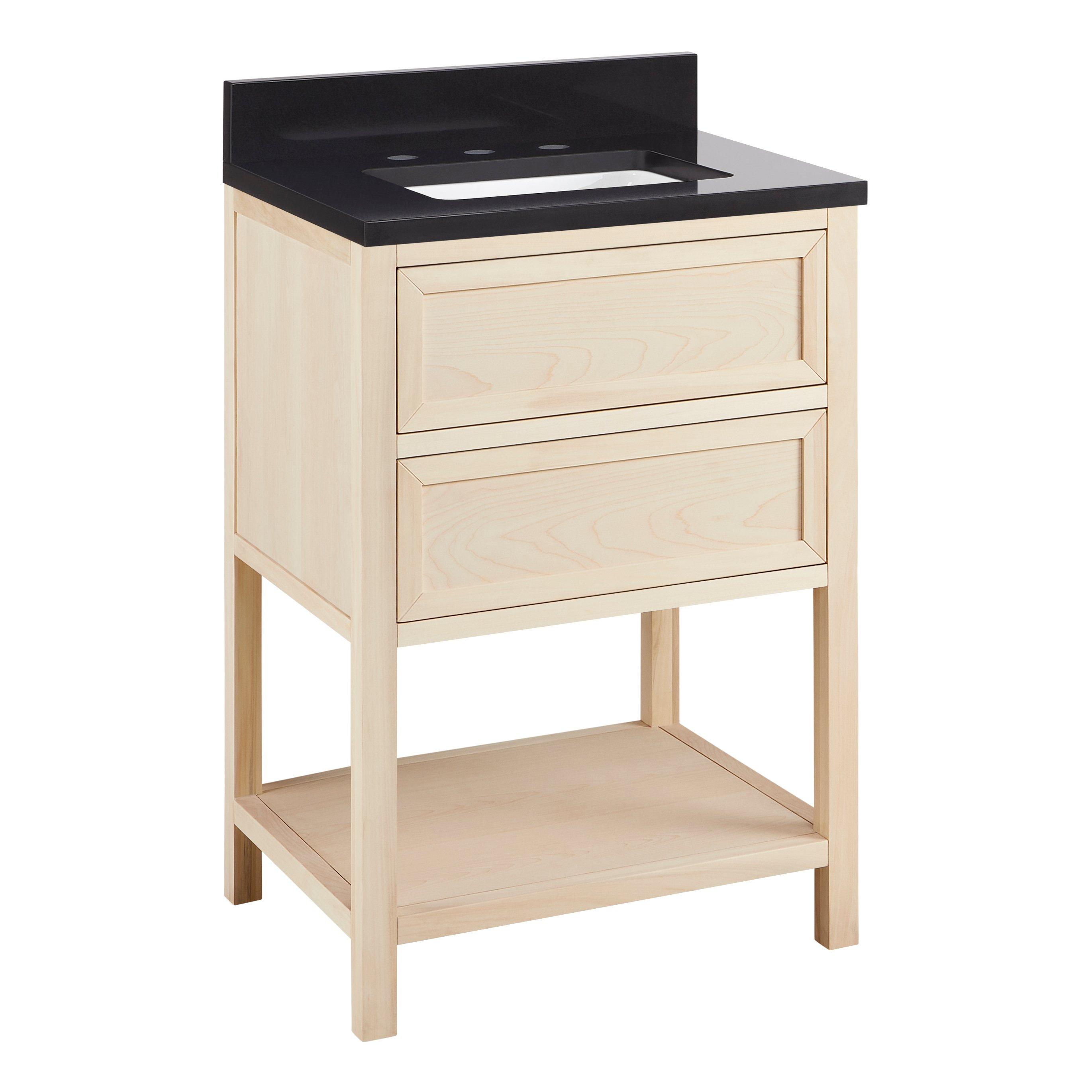 24" Robertson Console Vanity with Rectangular Undermount Sink ...