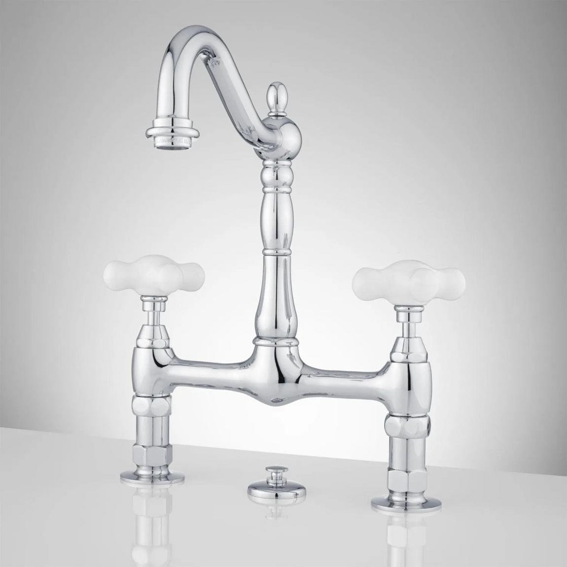 Bridge Bathroom Faucets, Bridge Sink Faucets | Signature Hardware
