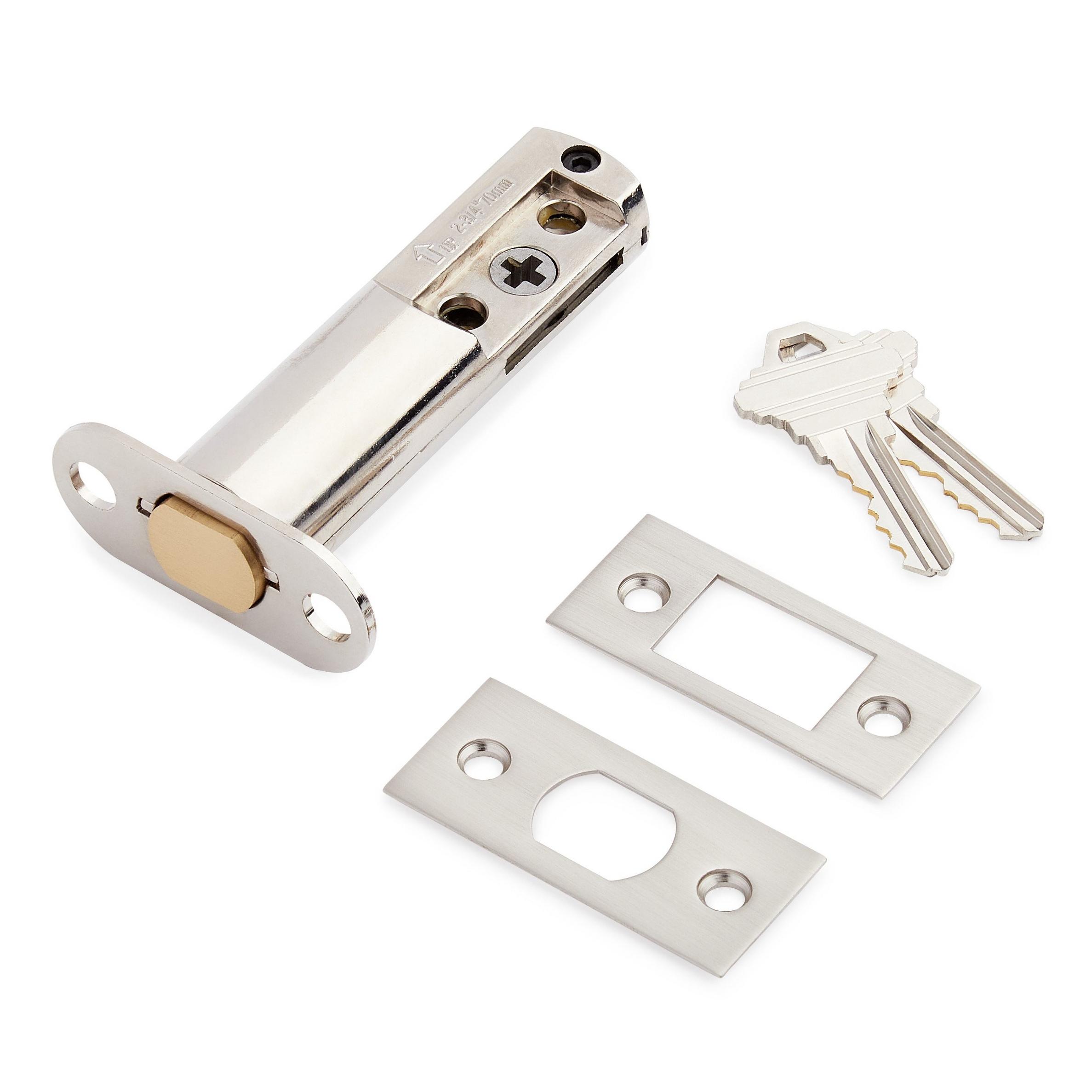 Aurick Solid Brass Entrance Door Set - Lever Handle - Left Hand ...